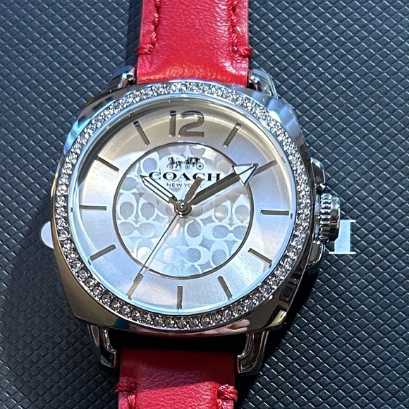 Coach | Accessories | Coach Boyfriend Watch With 34mm Golden Coach ...
